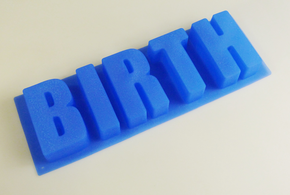 BIRTH word Silicone Cake Baking Mould For Making Personalised Cakes birth-word-silicone-cake-baking-mould-for-making-personalised-cakes