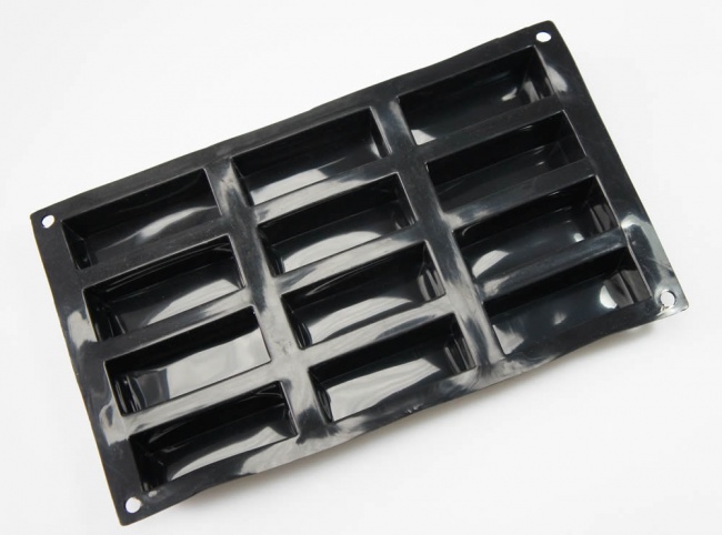 7 Bullion Bar / Financier Mold / Mini Slab Silicone Mould Silicone Moulds