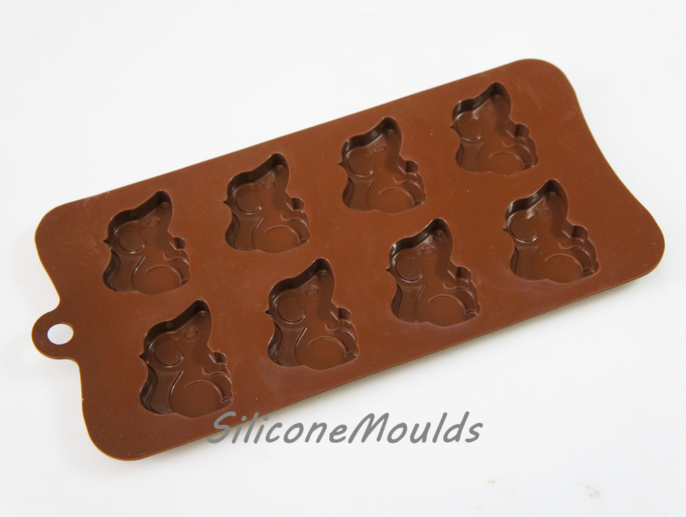 8 cell Large Field Mouse (17.5g) Silicone Chocolate / Candy Mould ...