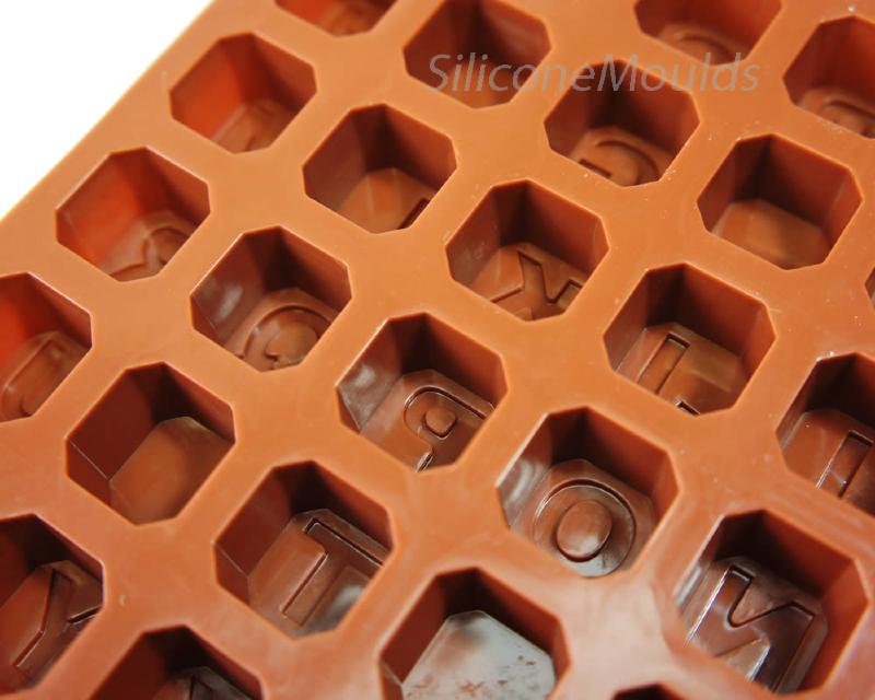 Chocolate Letter Blocks - Silicone Chocolate / Candy Mould Silicone Moulds