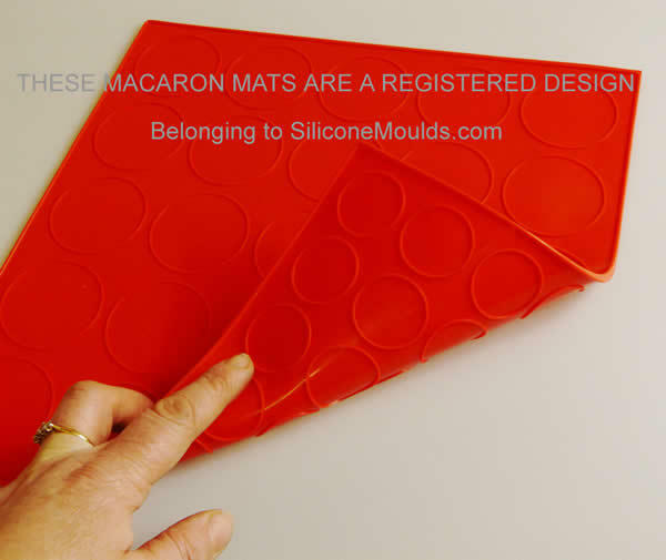 *RED* - The Revolutionary Double Sided Macaron Mat Silicone Moulds